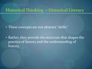 Historical Concepts - What Happened Then.ppt
