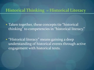 Historical Concepts - What Happened Then.ppt