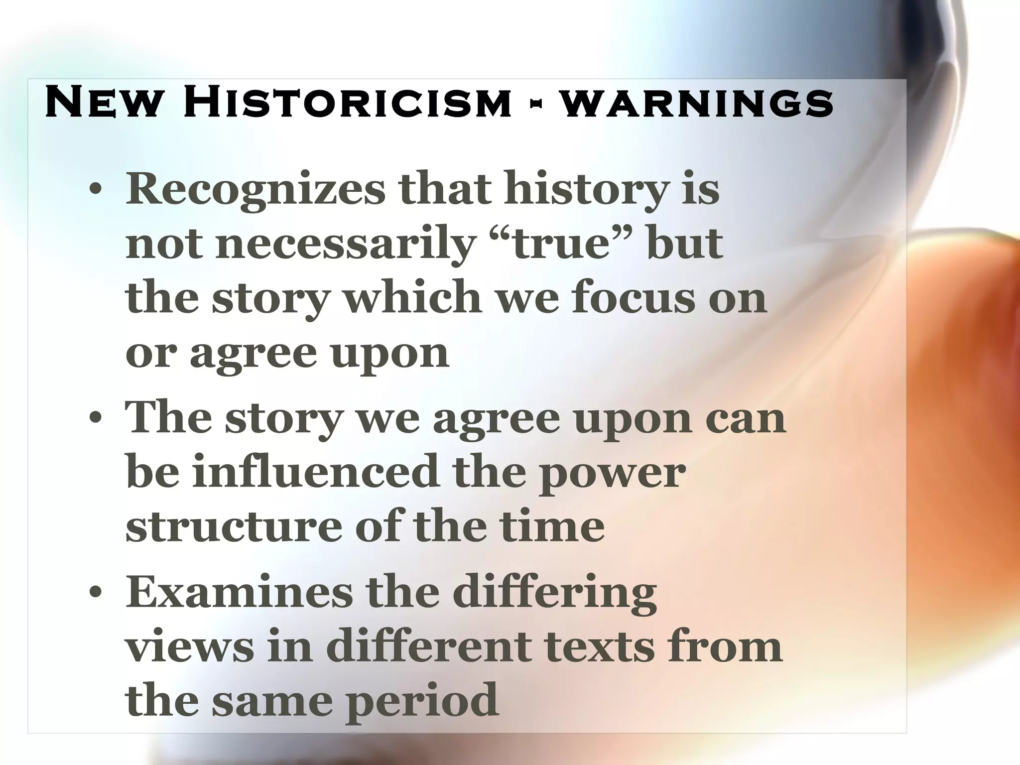 Historical Criticism | PPT | Books and Literature