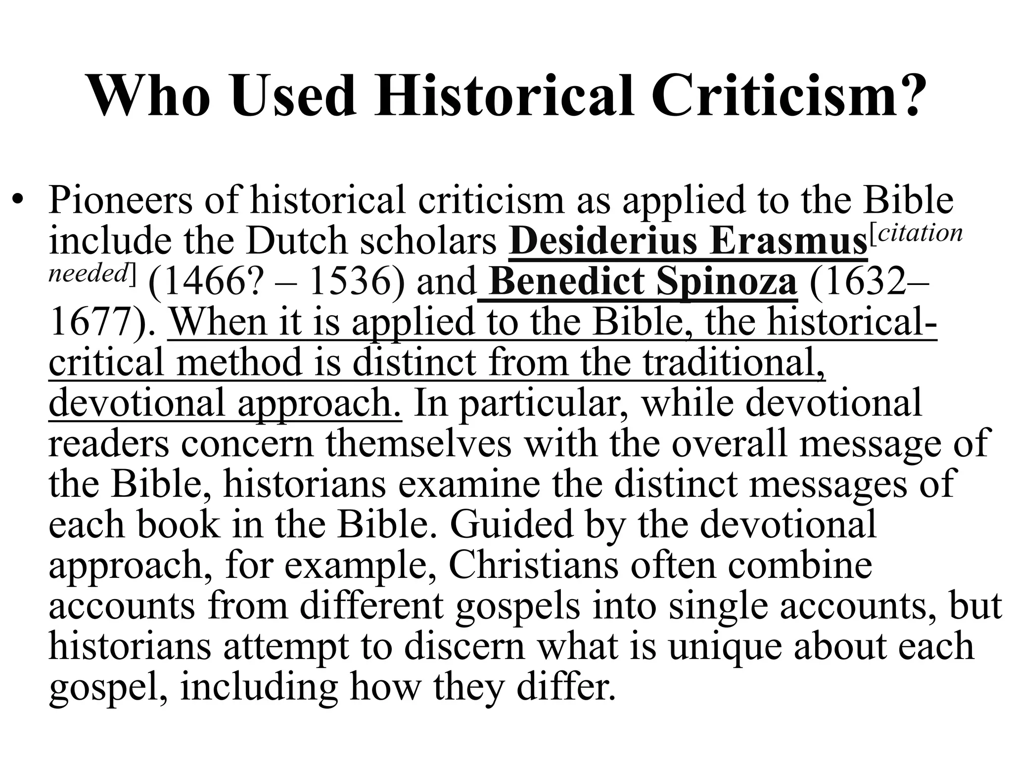 Historical criticism | PPTX