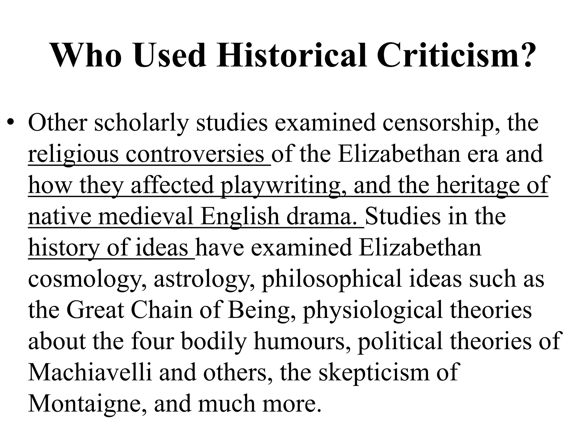 Historical criticism | PPTX