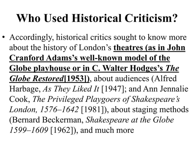 Historical criticism | PPTX