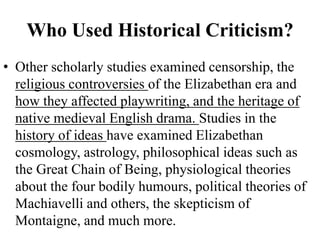 Historical criticism | PPTX