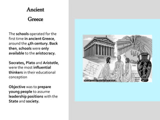 Historical development of education and pedagogy | PPTX