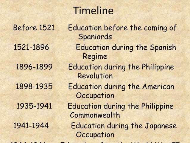 Historical Foundations Of Curriculum In The Philippines PPT Historical Foundations Of Curriculum In The Philippines PPT