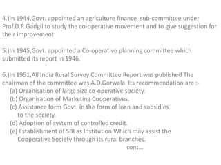 Historical development of co operative | PPT