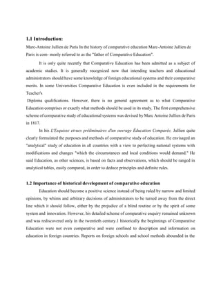 Historical Development of Comparative Education | PDF