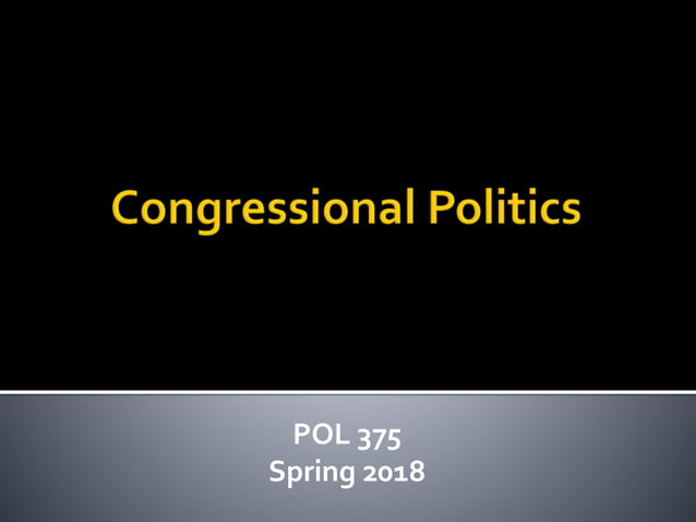 Historical Development of Congress | PPT