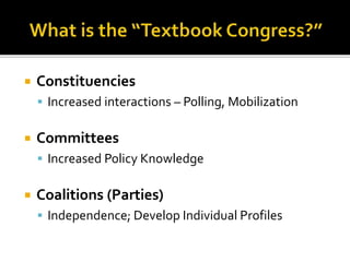 Historical Development of Congress | PPT