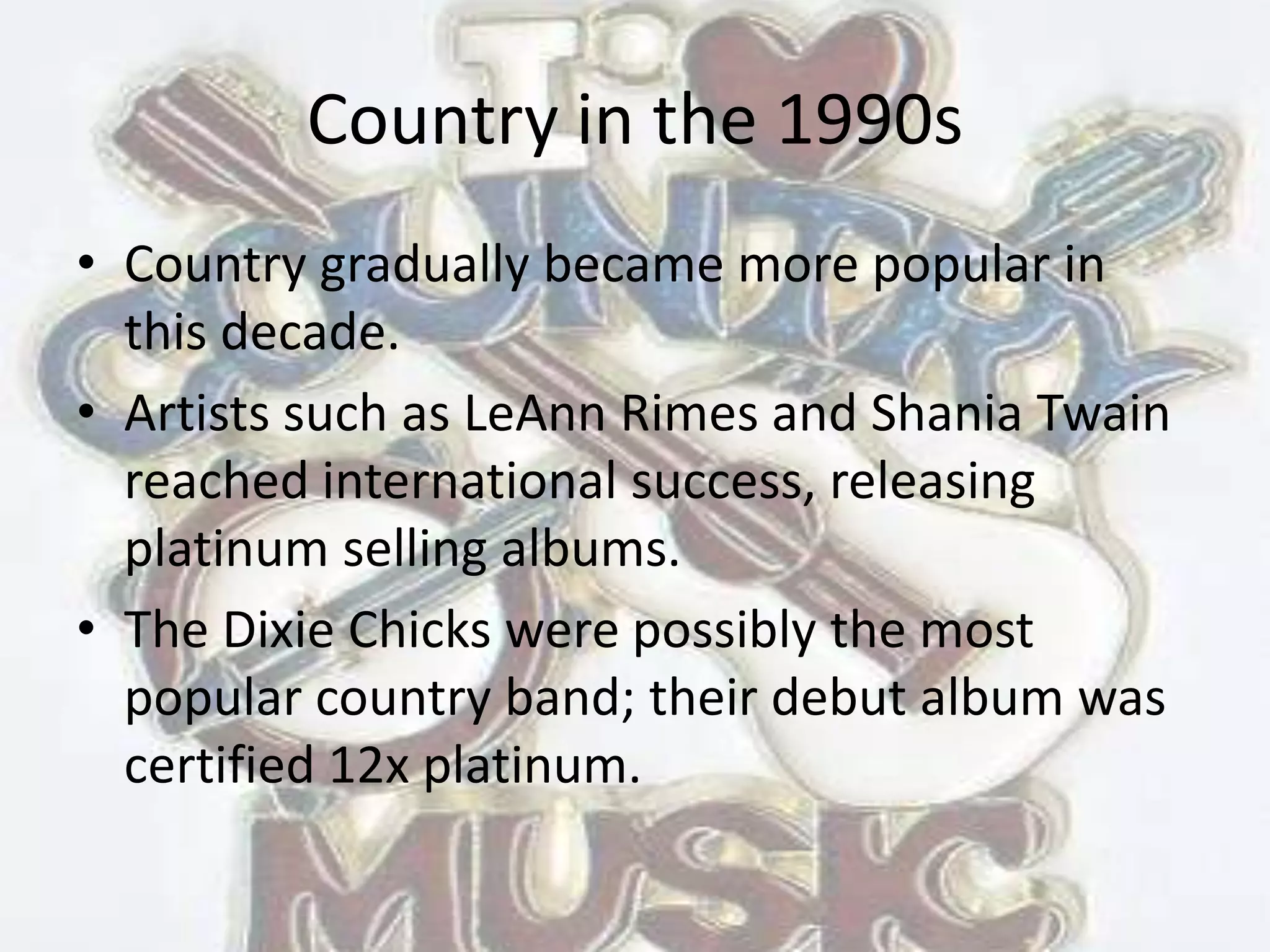 The Historical Development of Country Music | PPT