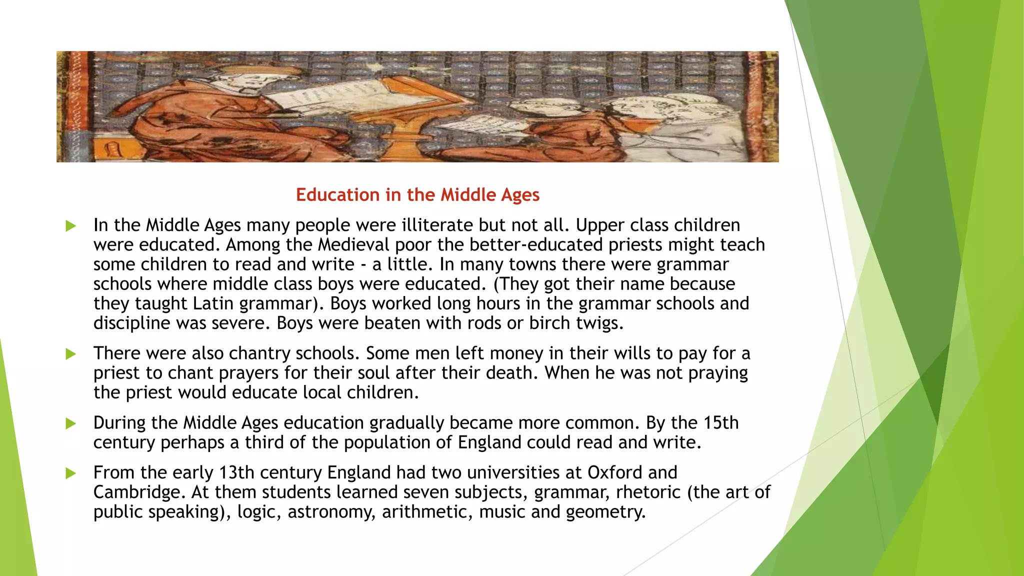 Historical development of education | PPTX