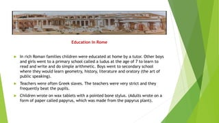 Historical development of education | PPTX