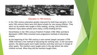 Historical development of education | PPTX