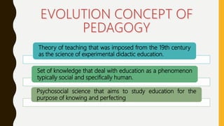 Historical development of education pedagogy | PPTX