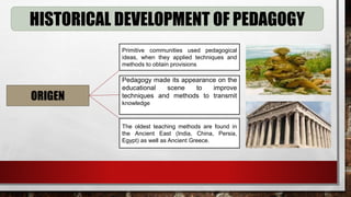HISTORICAL DEVELOPMENT OF EDUCATION AND PEDAGOGY | PPTX | Education