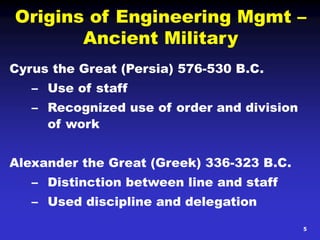HISTORICALDEVELOPMENTOFENGINEERINGMANAGEMENT.ppt