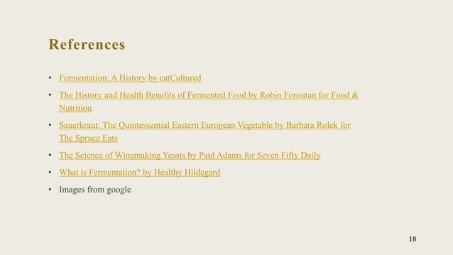 Historical Development of Fermentation | PPTX | Chemistry | Science