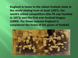 Historical development of football and ronaldo | PPTX | Soccer | Sports