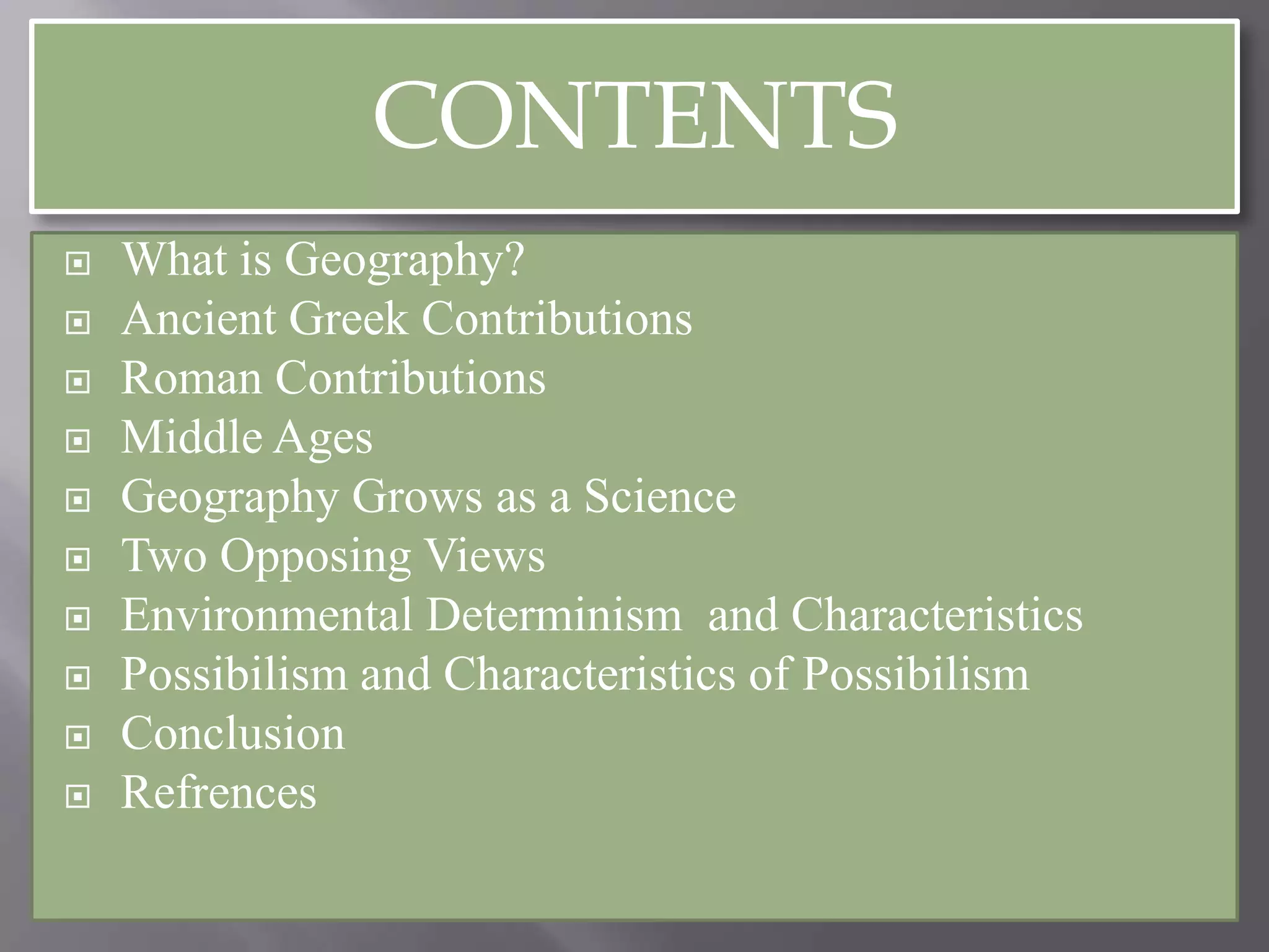 Historical development of geography | PPTX