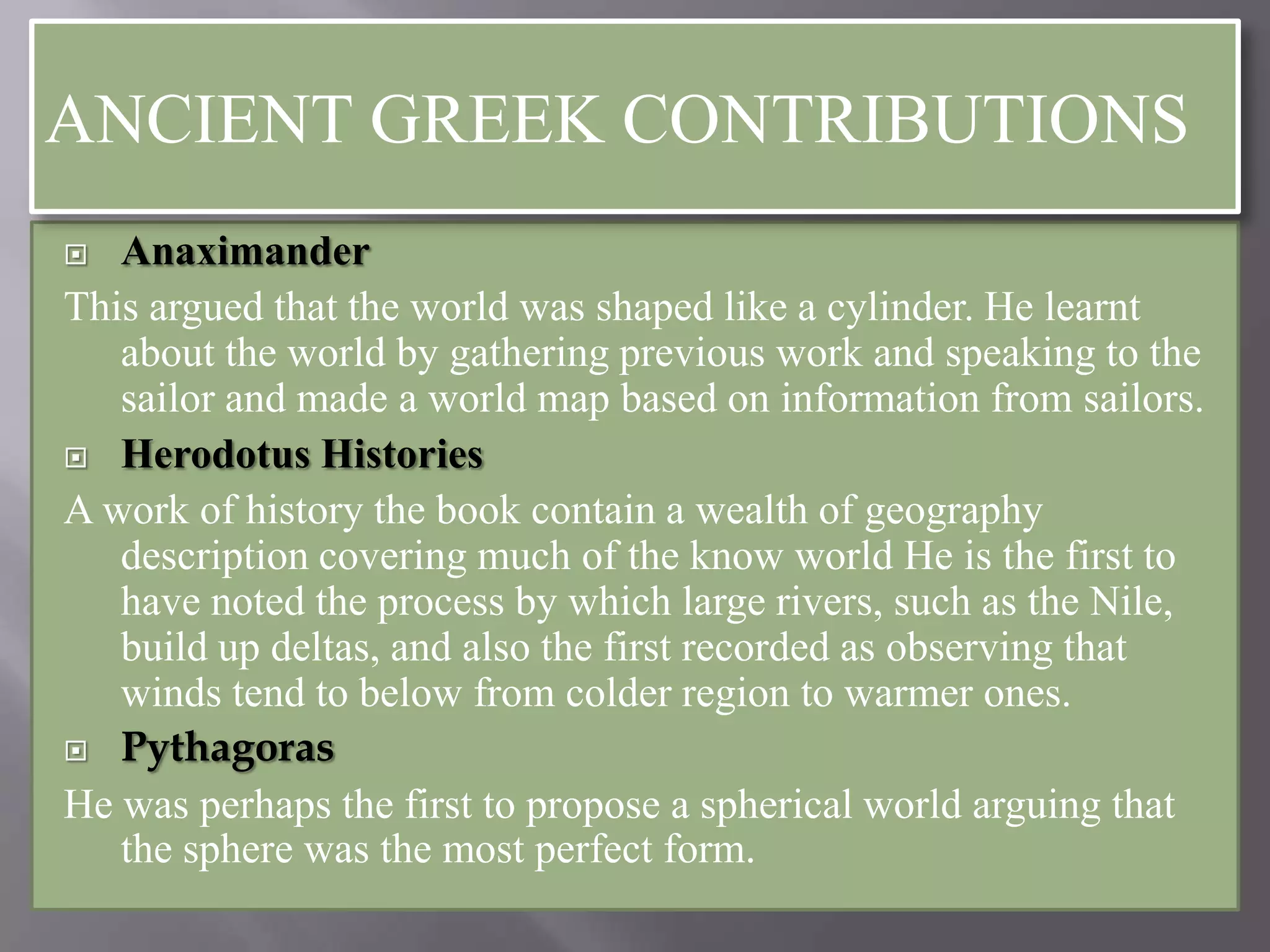 Historical development of geography | PPTX