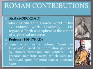 Historical development of geography | PPTX