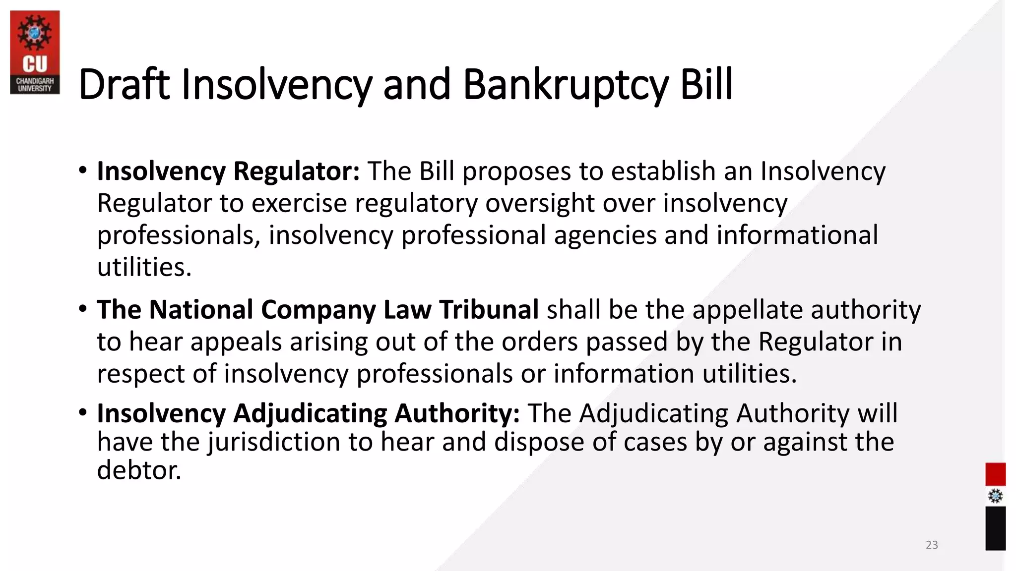 Historical development of insolvency and bankruptcy law | PPTX