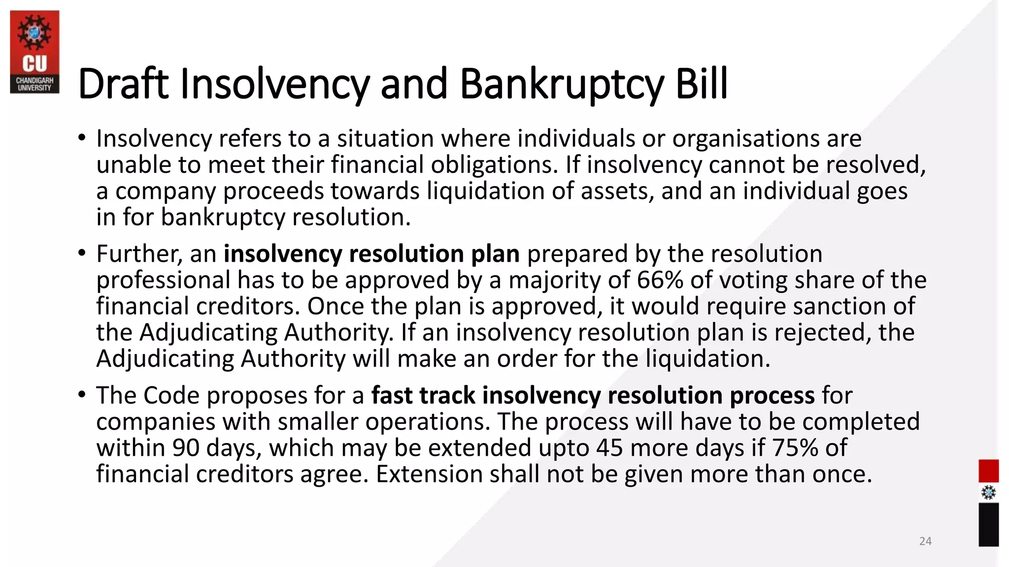 Historical development of insolvency and bankruptcy law | PPTX