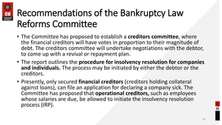 Historical development of insolvency and bankruptcy law | PPTX