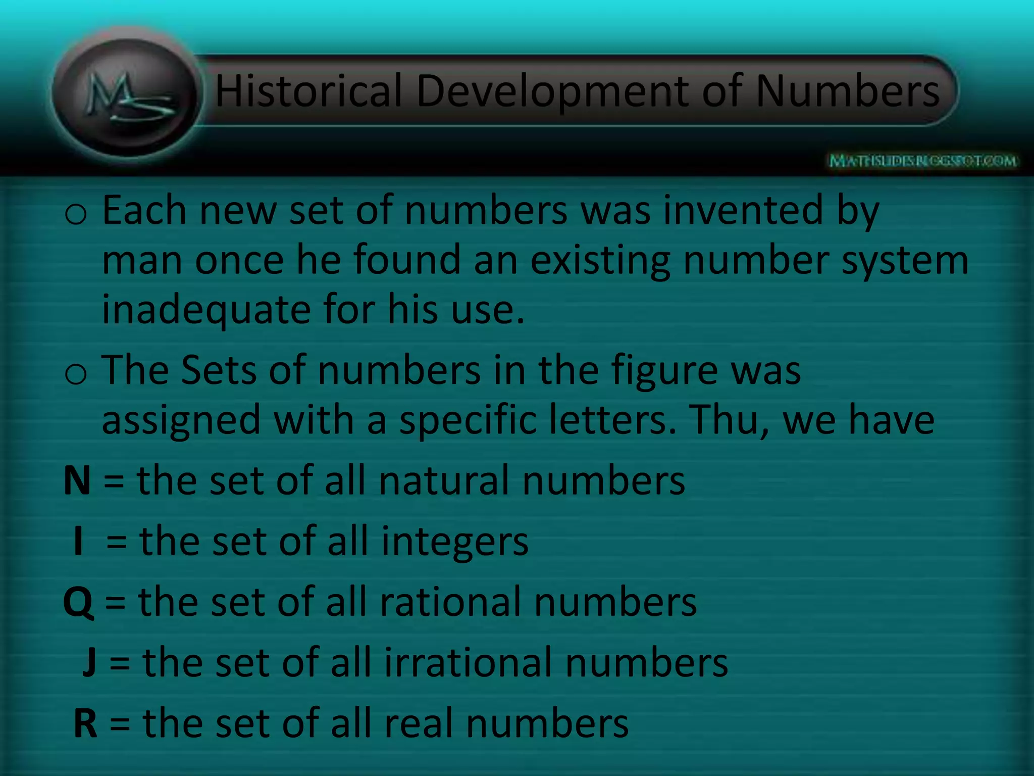 Historical development of numbers | PPTX