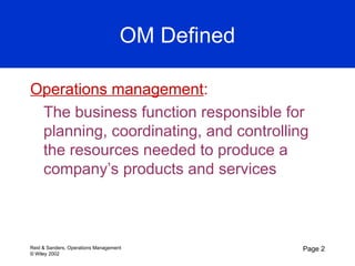 Historical development of OPERATION MANAGEMENT.ppt