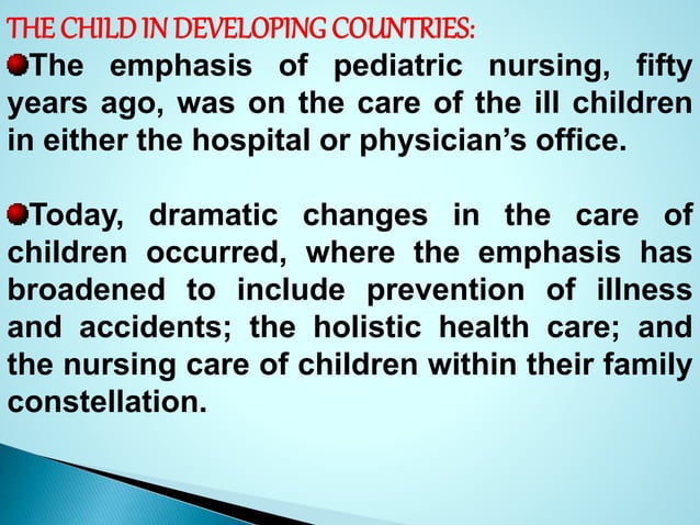 Historical development of pediatrics & pediatric nursing | PPTX