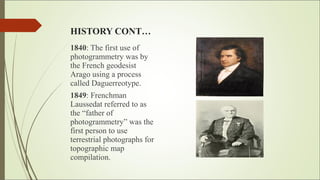 Historical Development of Photogrammetry | PPT