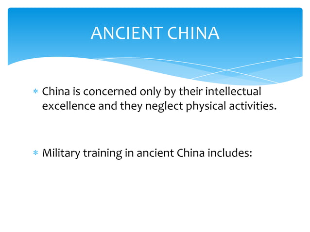 Historical development of physical education (primitive socety, ancient ...