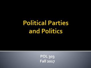 Historical Development of Political Parties | PPT