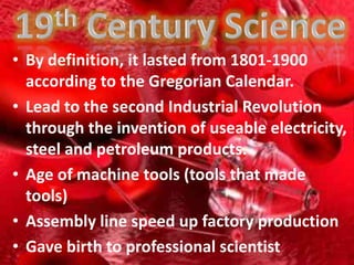 Historical development of science and technology | PPTX | Physics | Science