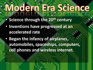 Historical development of science and technology | PPTX