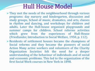 Historical development of social work in U.S.A. (Dr. R.K. Bharti) | PPTX