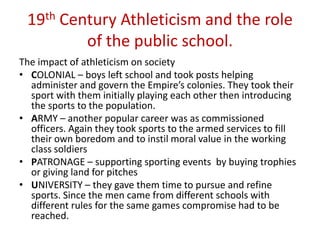 Historical Development of Sport | PPTX