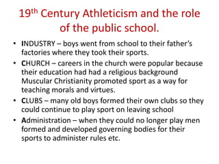 Historical Development of Sport | PPT