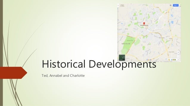 Historical developments