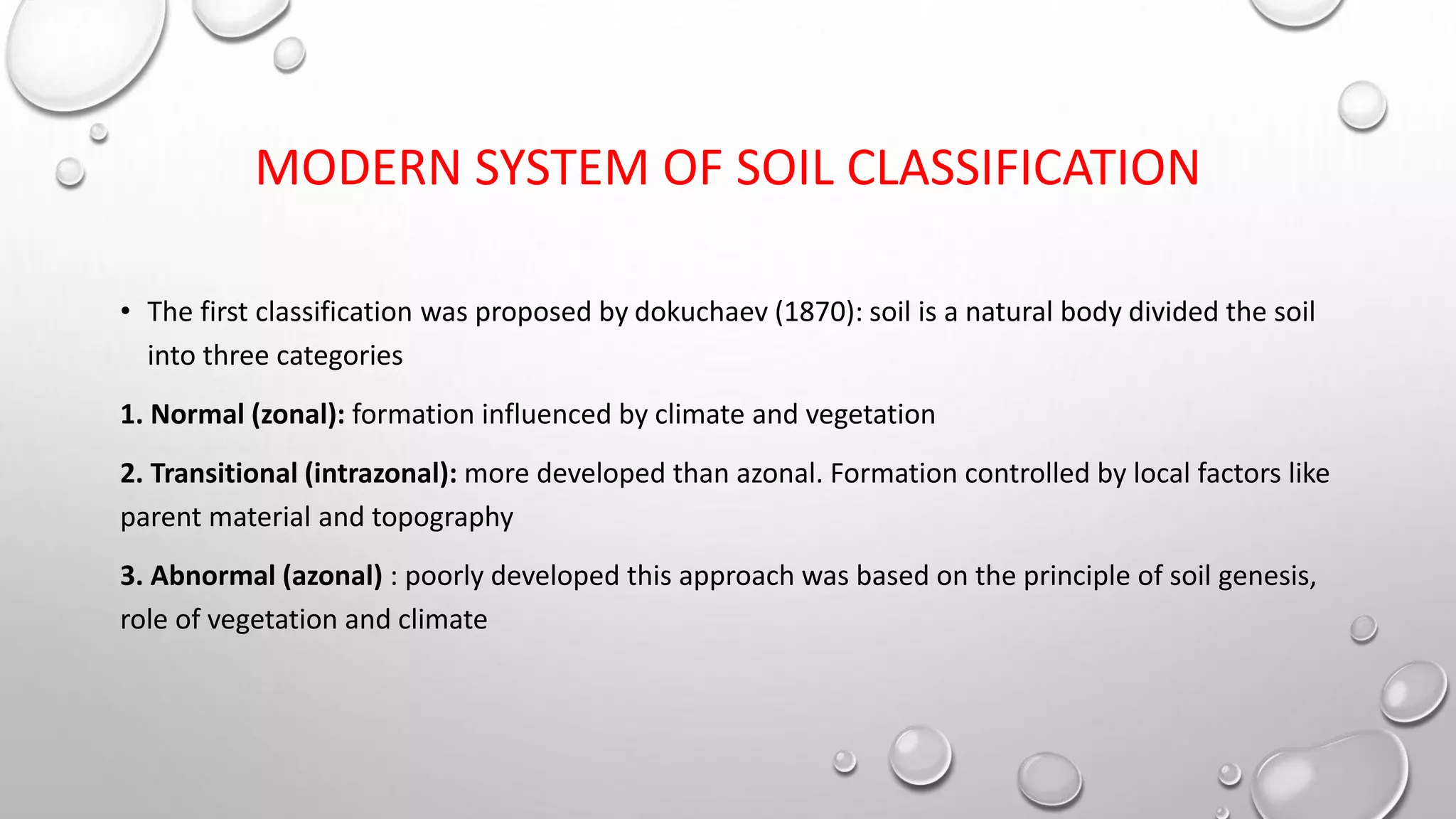 Historical developments and modern system of soil classification.pptx
