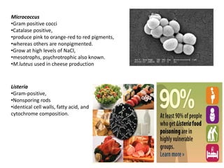 Historical developments, microorganisms important in food bacteria | PPTX