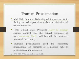 Historical Development of the Law of the Sea | PPT
