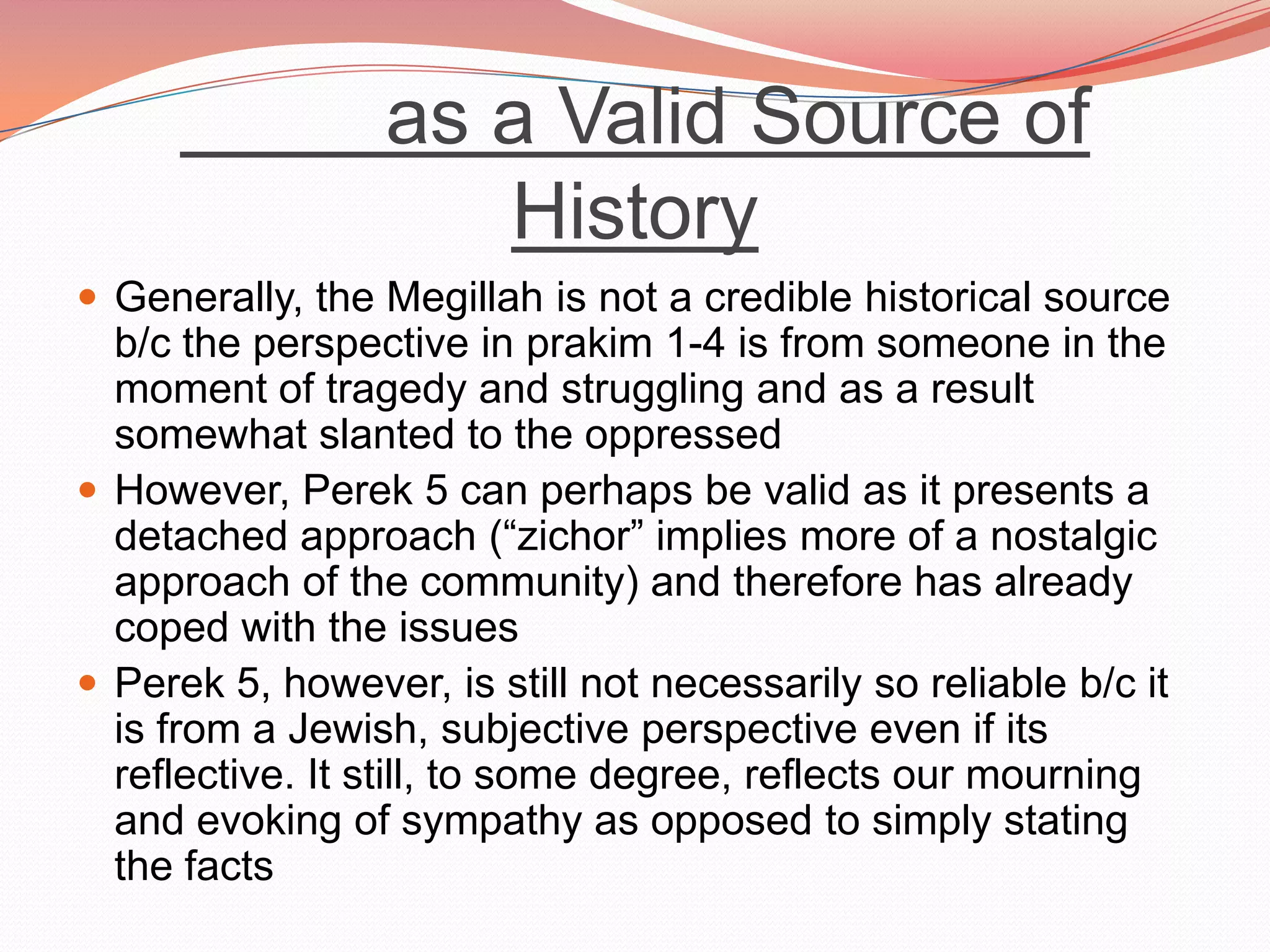 Historical eicha presentation by Akiva Marder and Oren Strich | PPTX