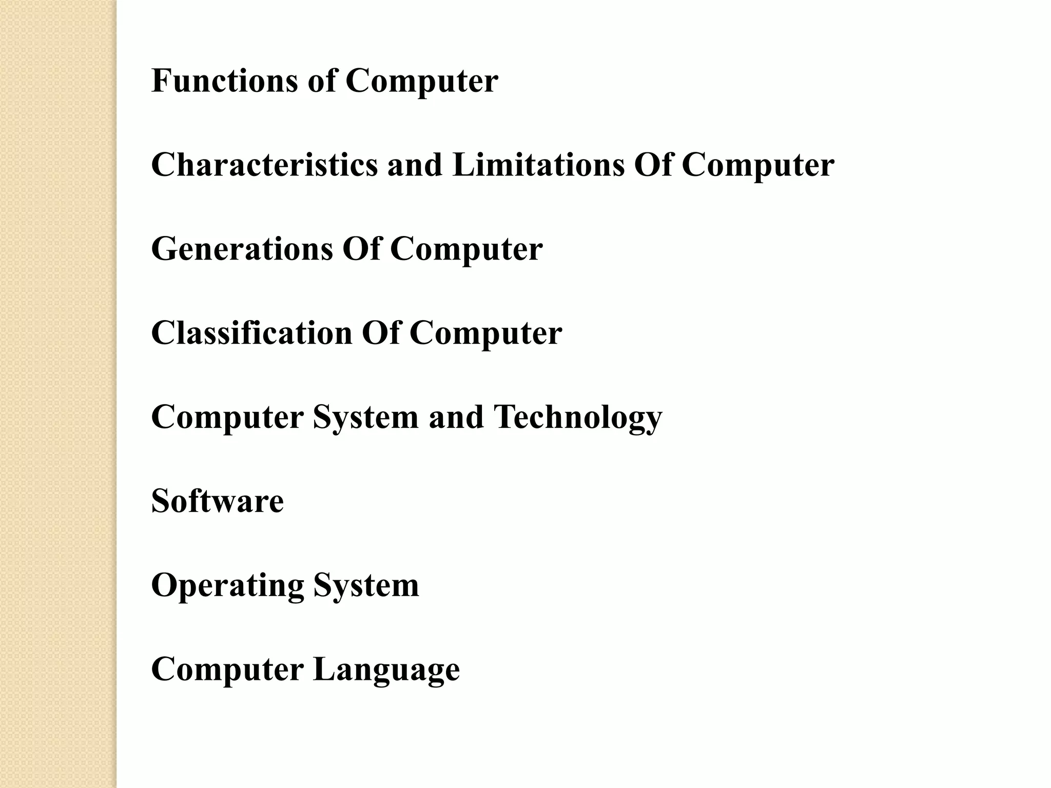 Historical evaluation of computer | PPTX