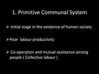 Historical evaluation of economic system | PPTX