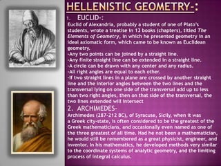 Historical events in geometry | PPTX