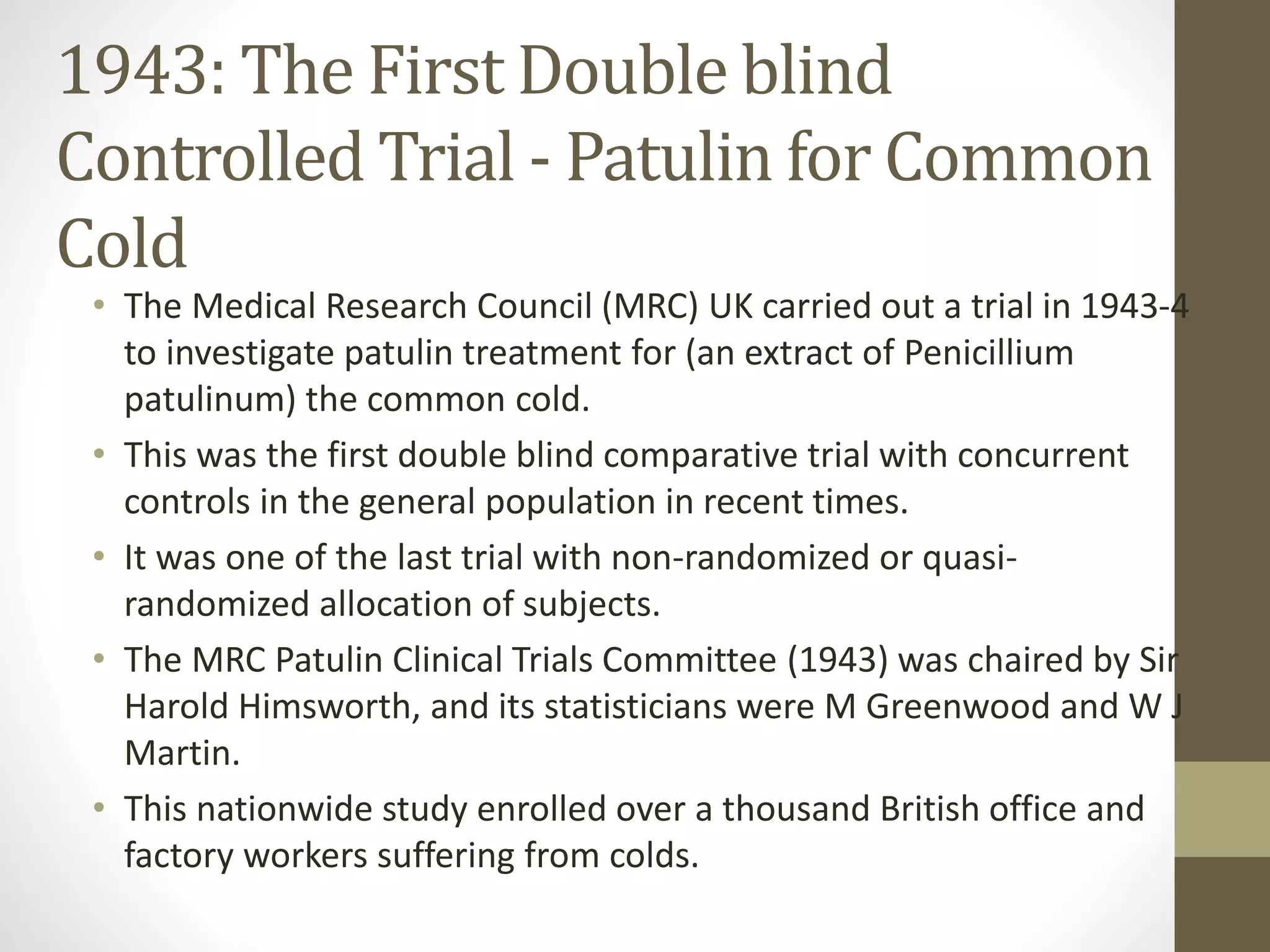 Historical evolution of clinical trial guidelines in the world | PPTX