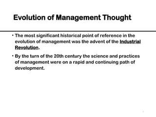 Historical evolution of managementin.ppt