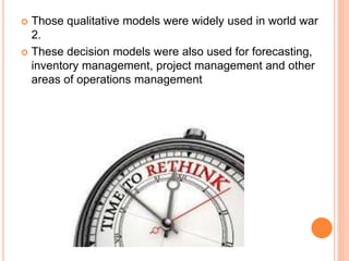 Historical evolution of operations management | PPTX